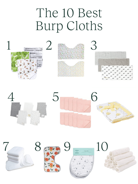 10 Best Burp Cloths - Milk Drunk